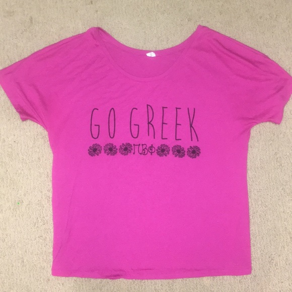 Tops | Go Greek Phi Beta Phi Sorority Tshirt | Poshmark